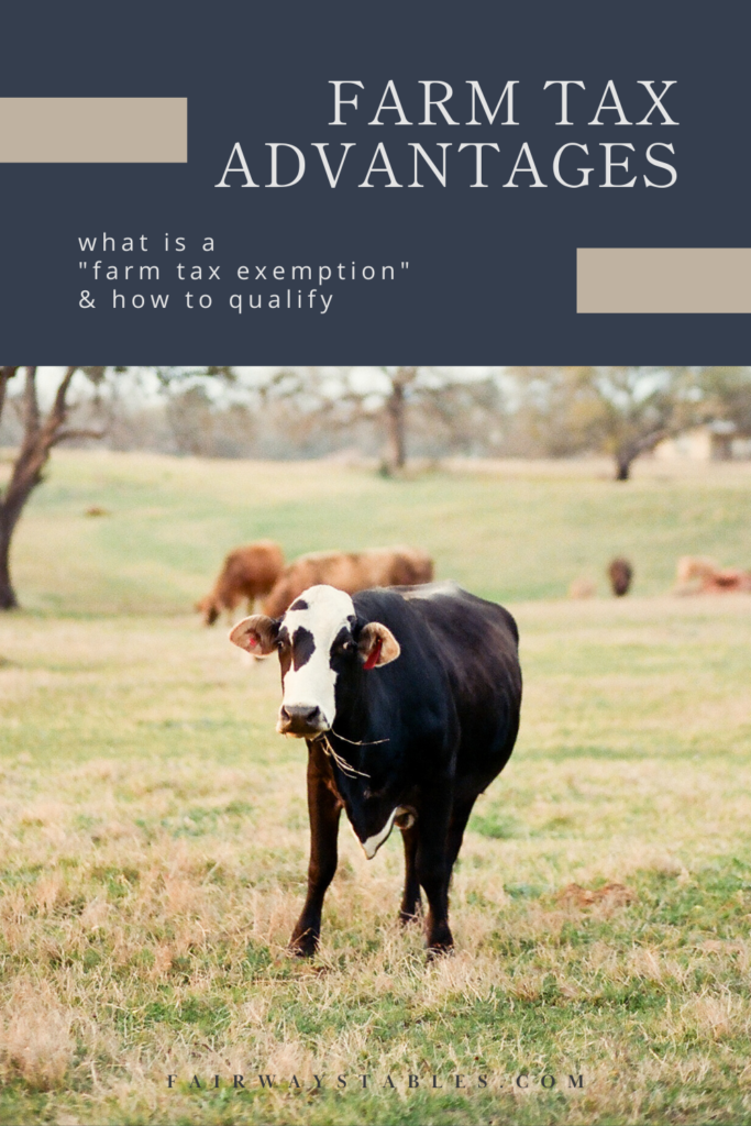 Farm Tax Advantages - fairwaystables.com
